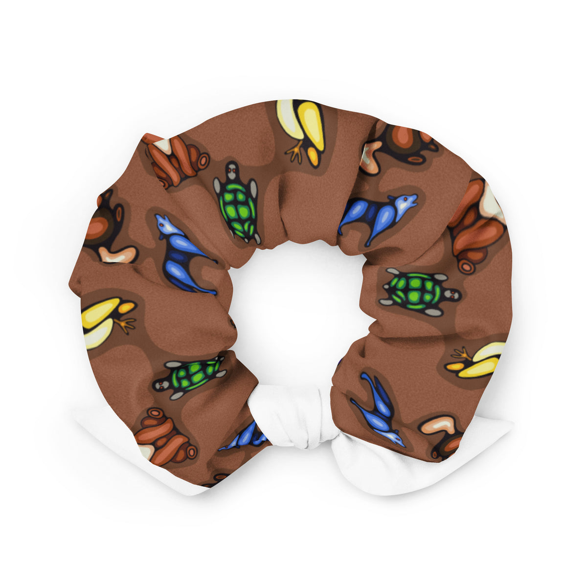 Seven Grandfather Teachings Recycled Scrunchie by Ruby Bruce – Art for ...