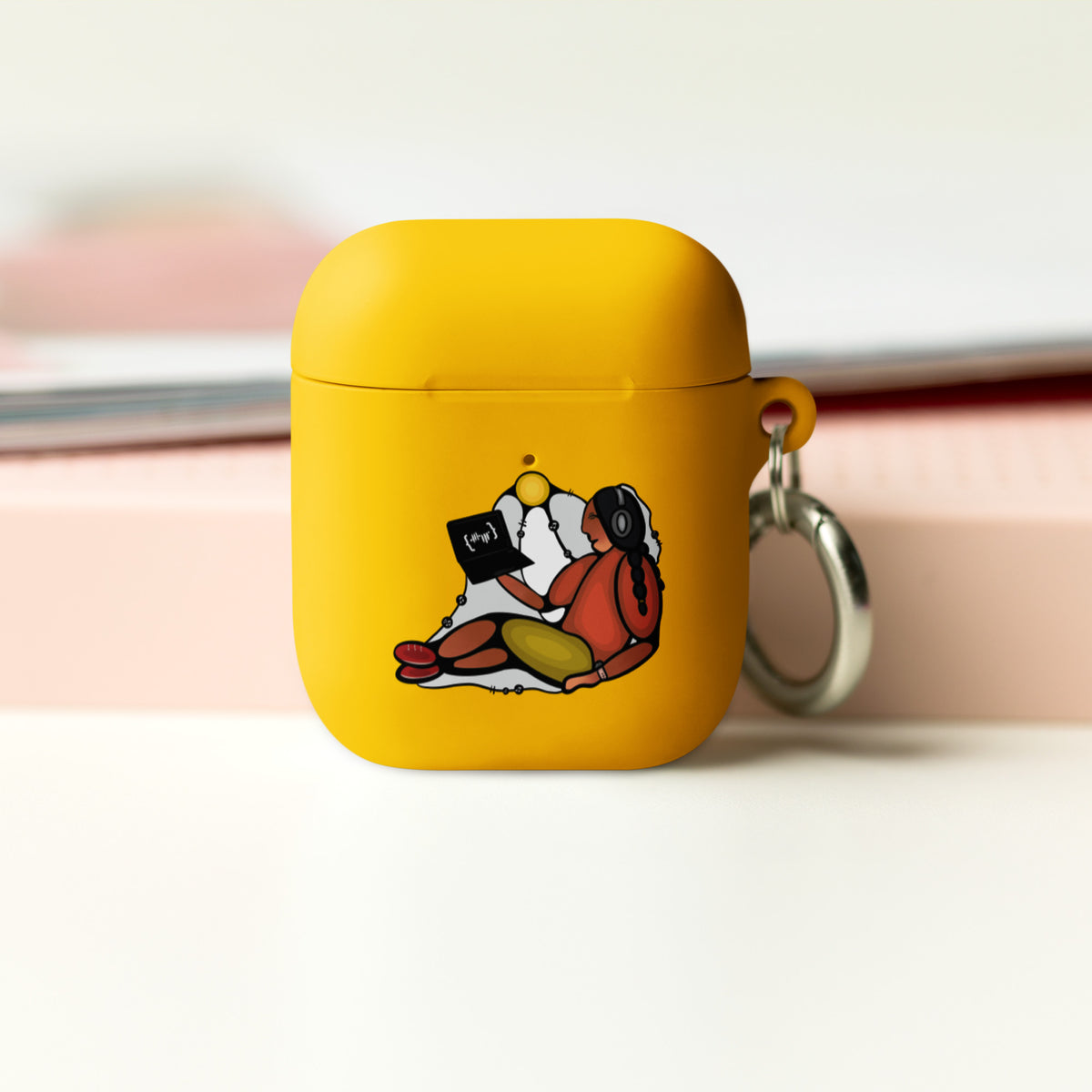 Rubber Case for AirPods® by Ruby Bruce – Art for Communities